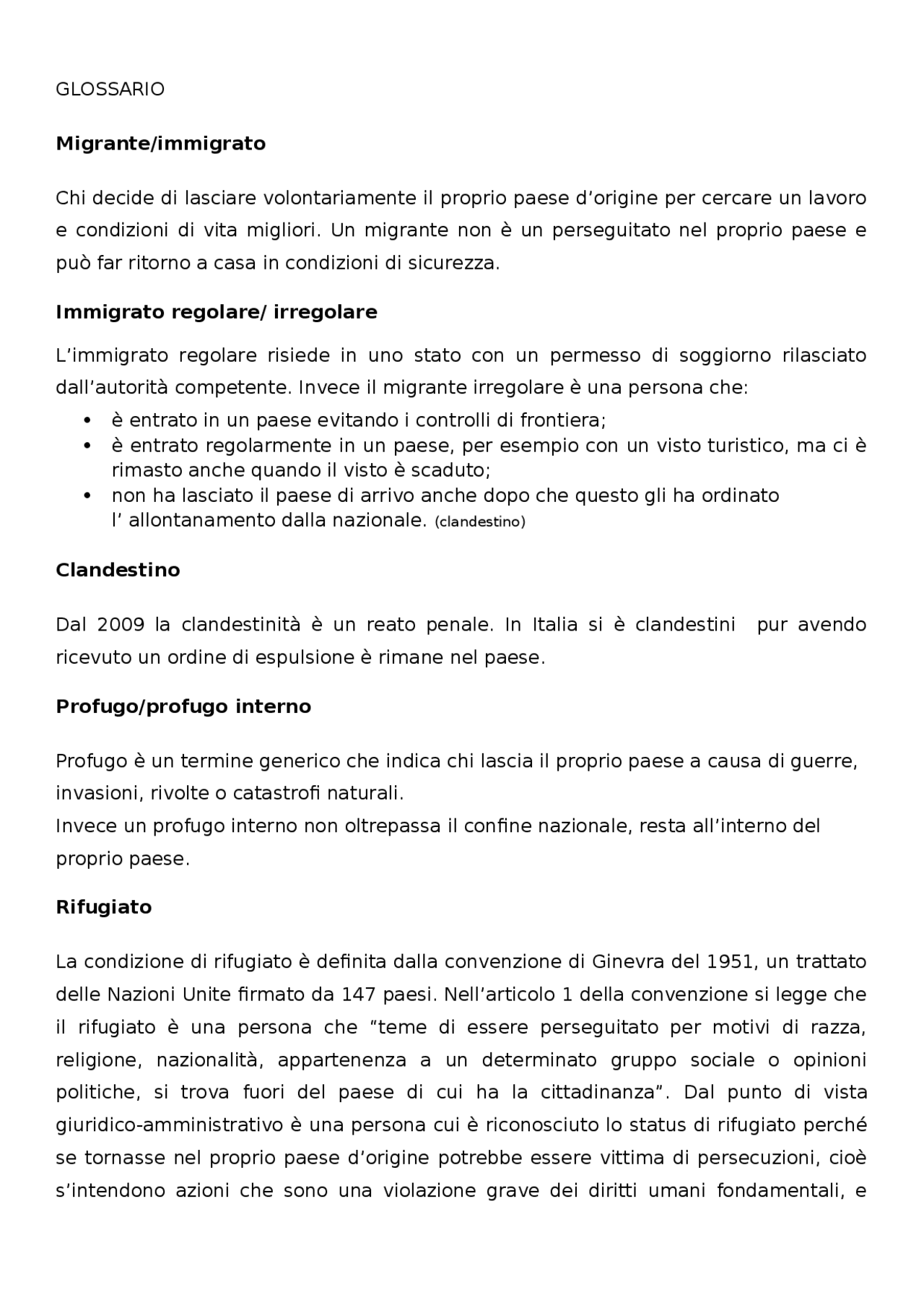 Sociologia Delle Migrazioni E Dello Sviluppo Docsity