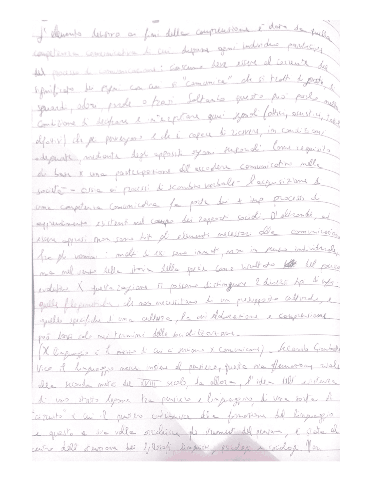 Comunicazione Interpersonale Docsity