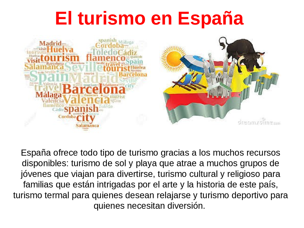 El turismo en Espana - Docsity