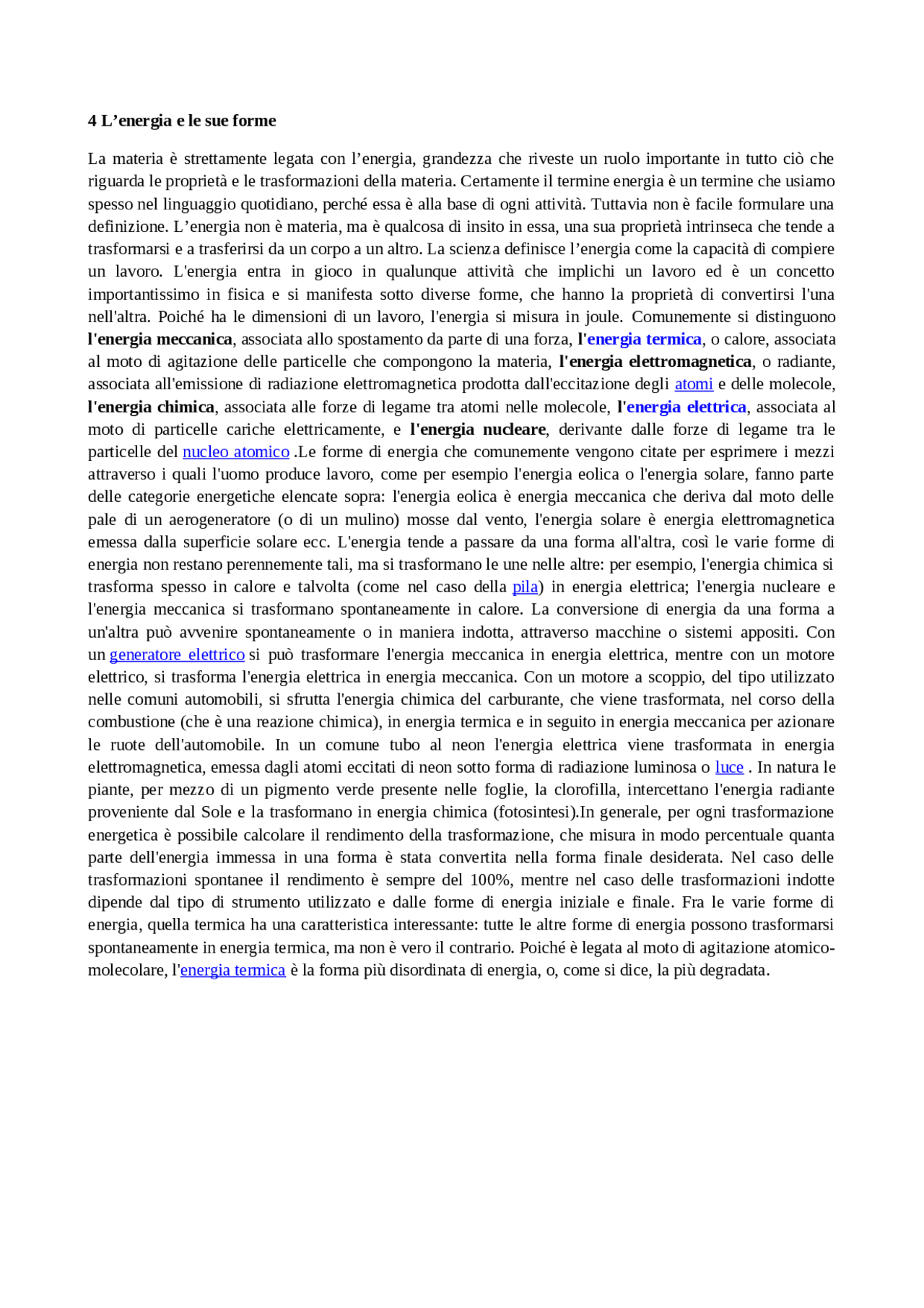 Temi per il compito - Docsity