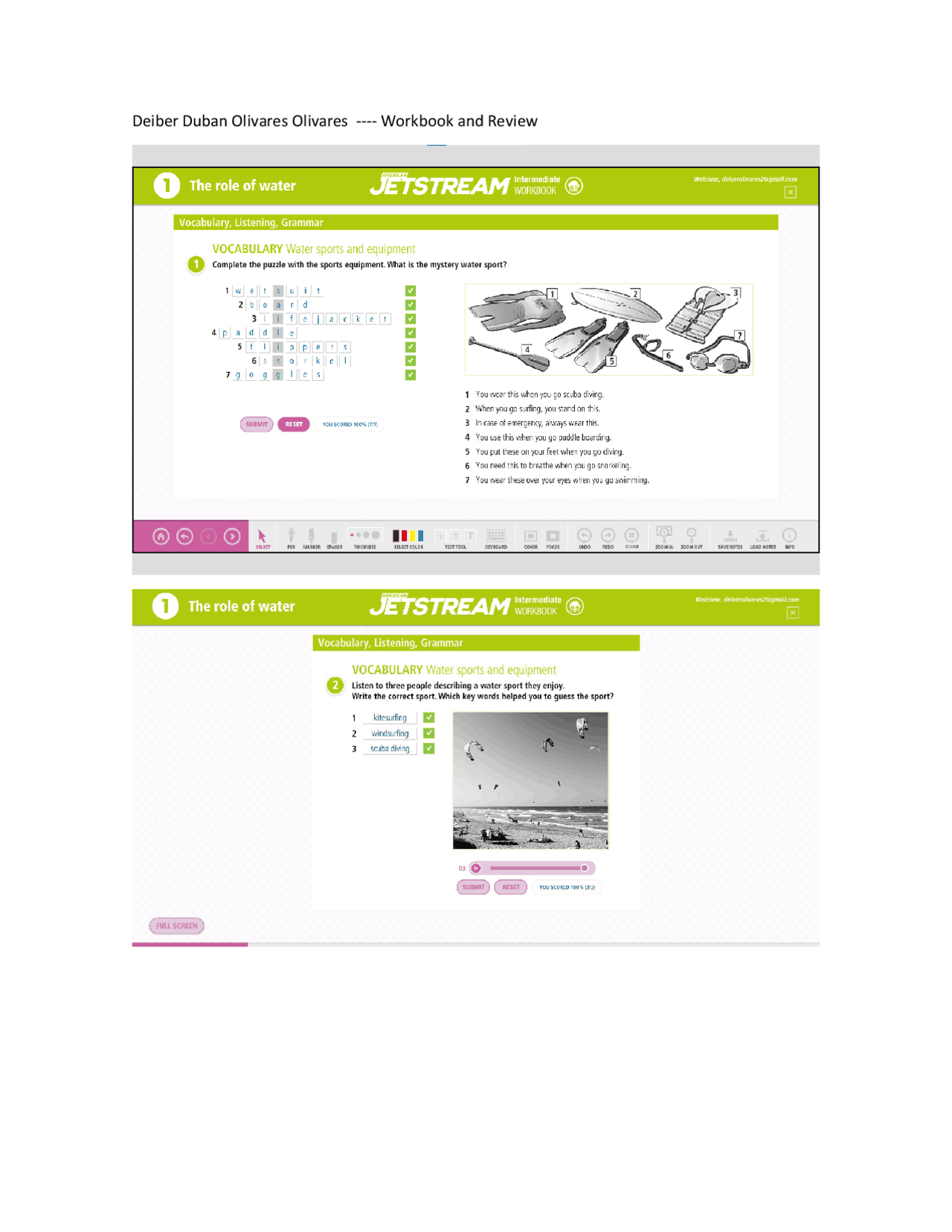 Solución Del Workbook De Intermediate Ejercicios De Idioma Inglés