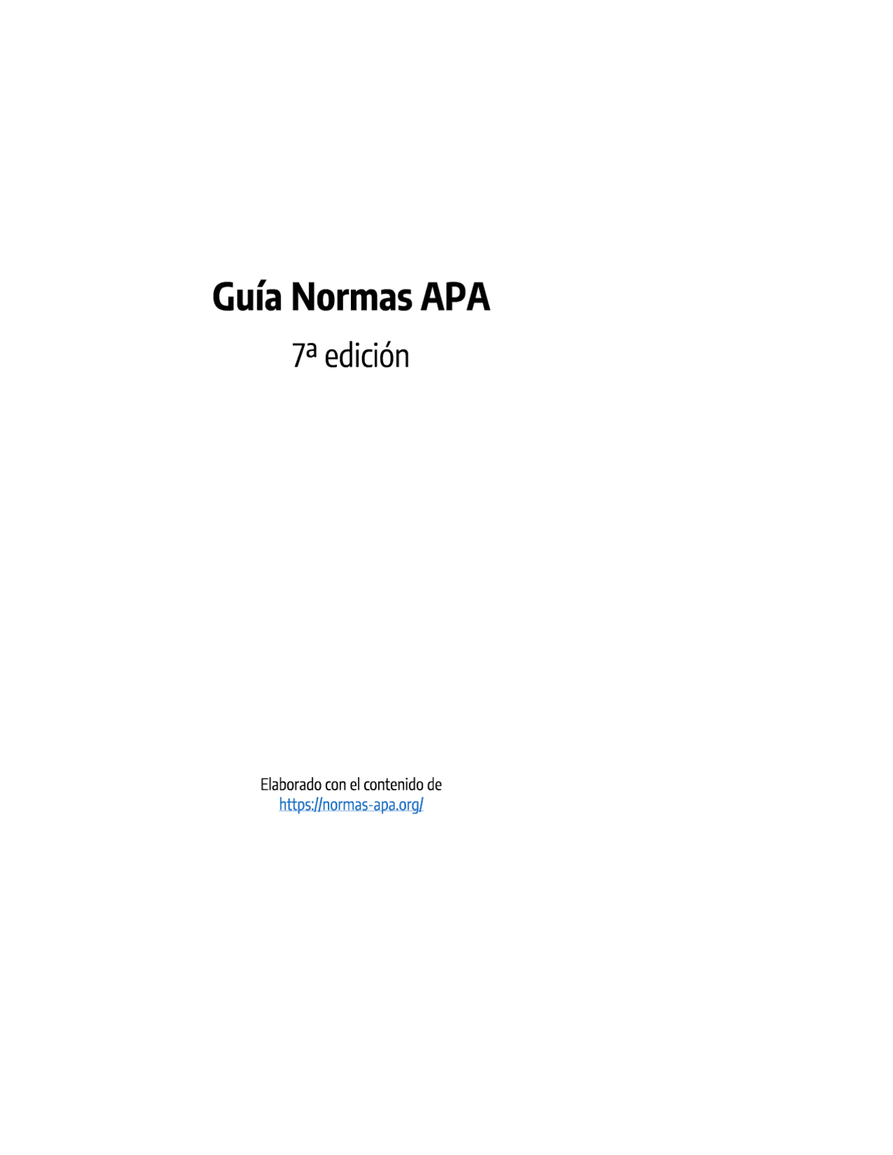 Normas apa actualizado - Docsity