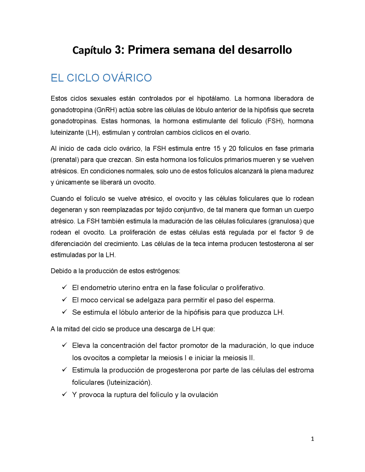Embriologia Apuntes Apuntes De Histología Docsity