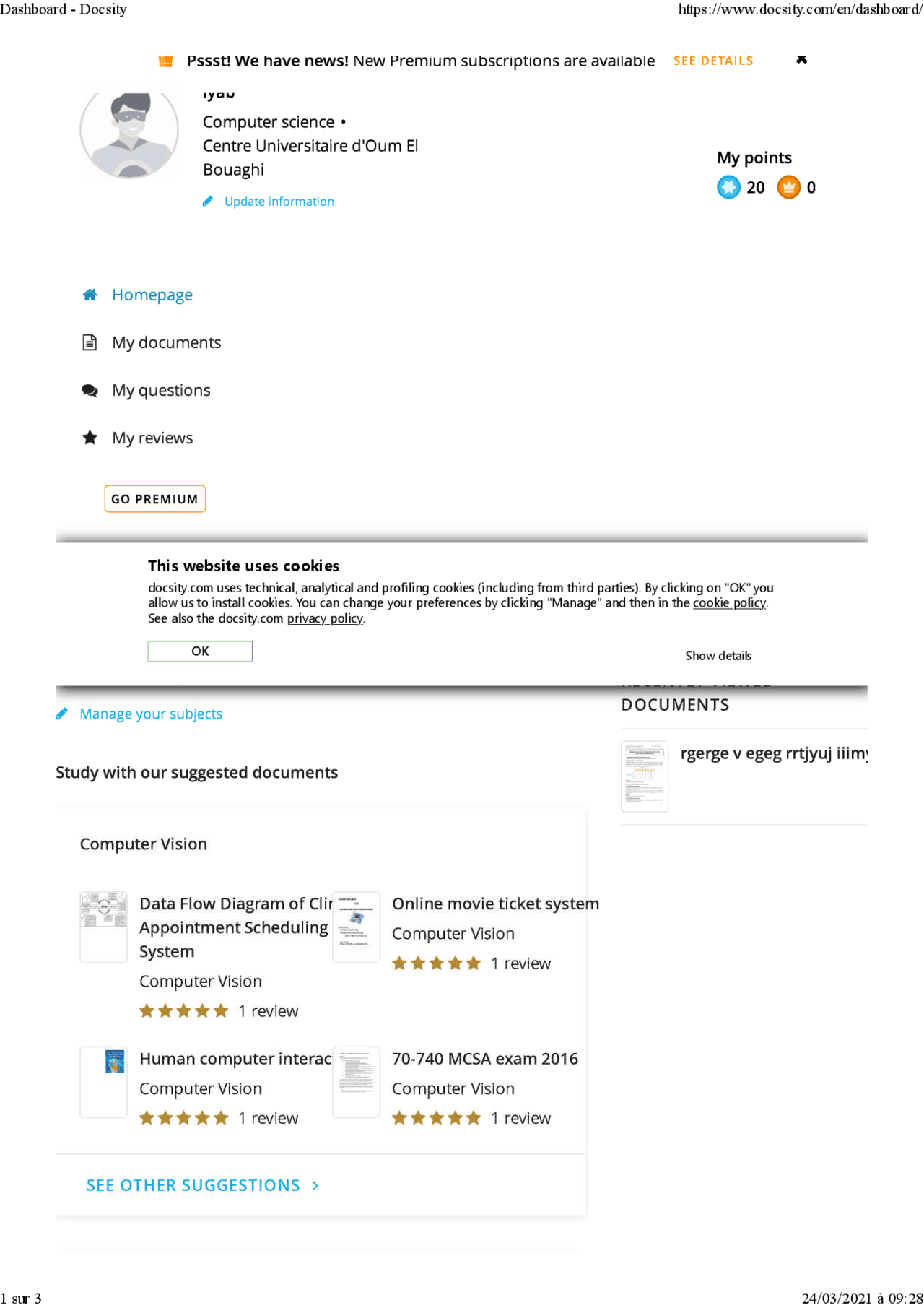 Guide Exemple For Web Page Docsity