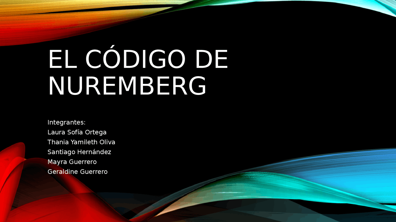 El codigo de nuremberg en etica medica - Docsity