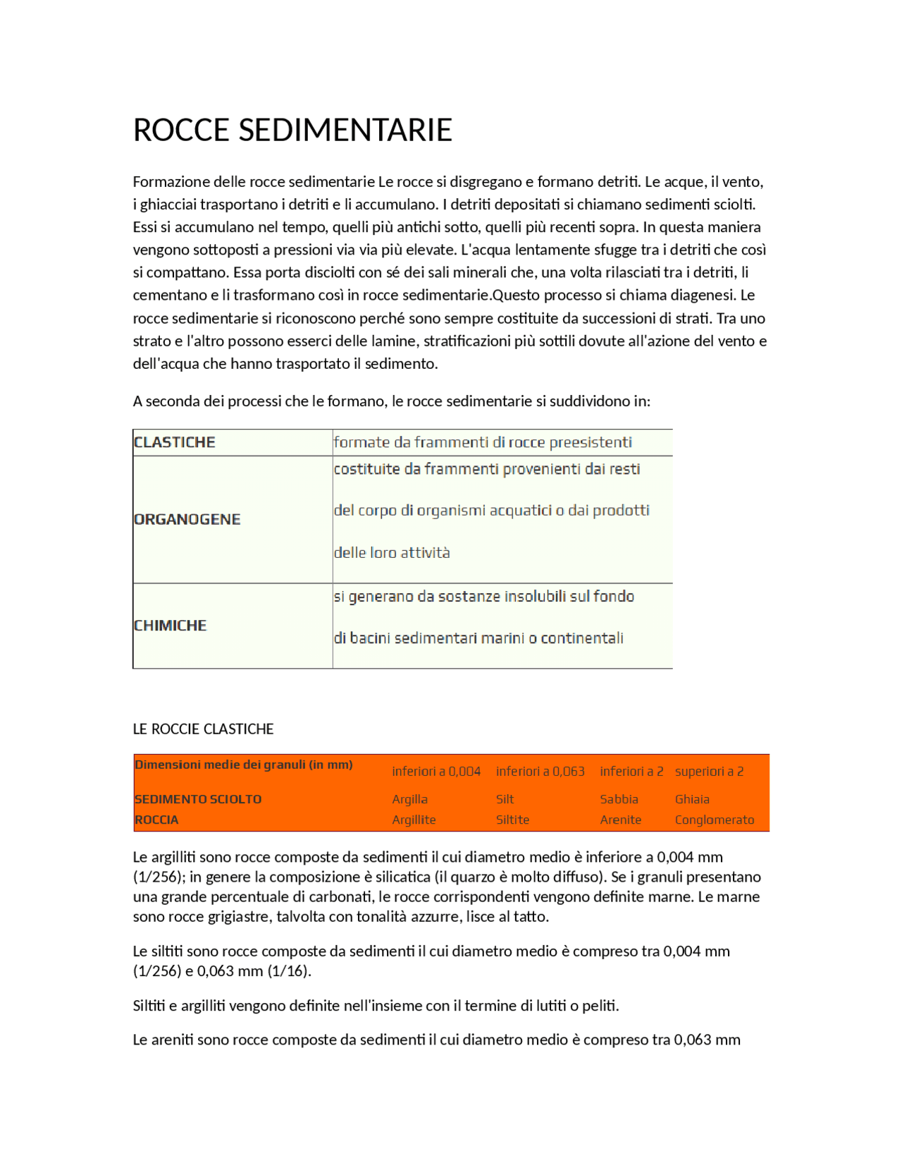 Minerali E Rocce Formazione E Tipologie Docsity