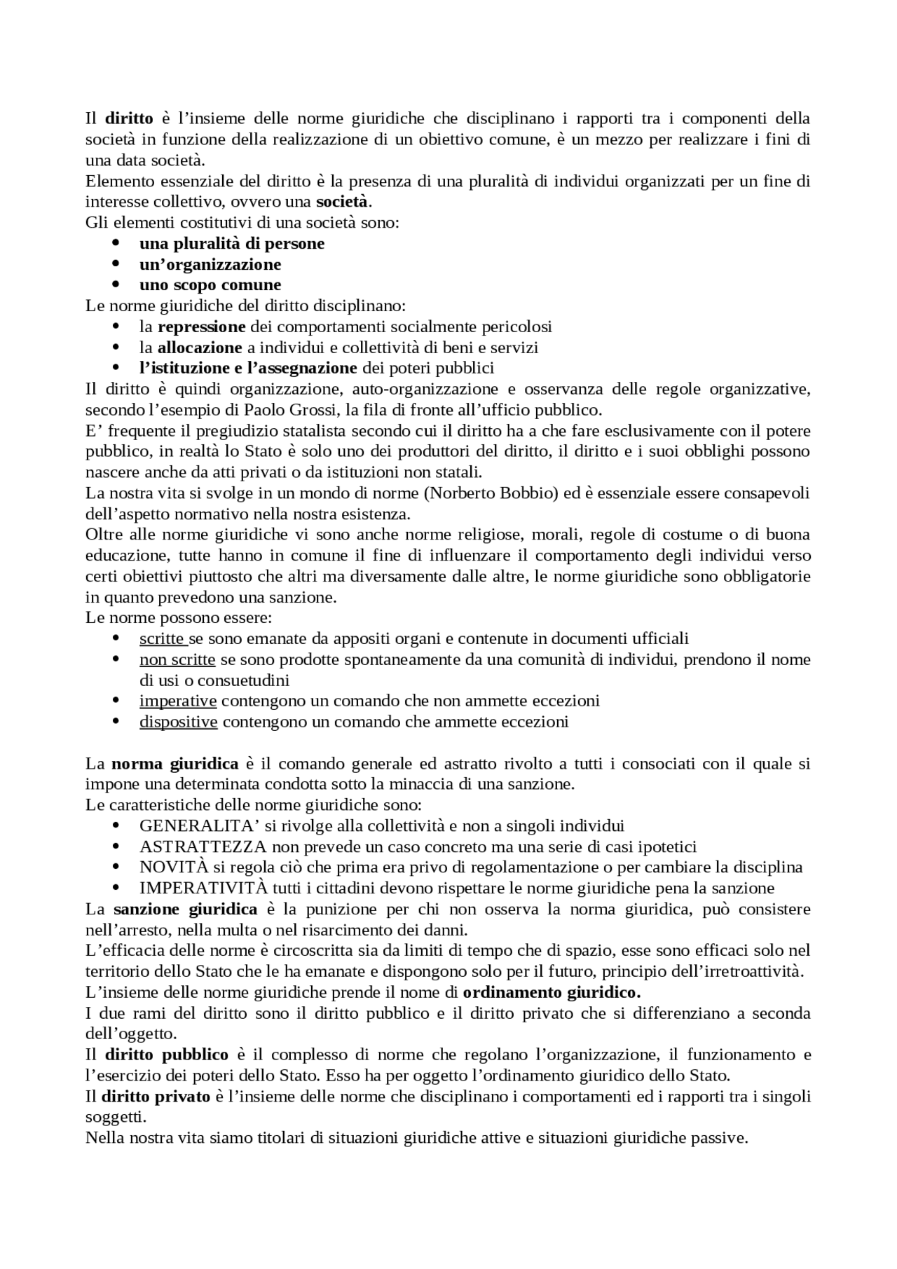 Esame Diritto Pubblico Rescigno Docsity