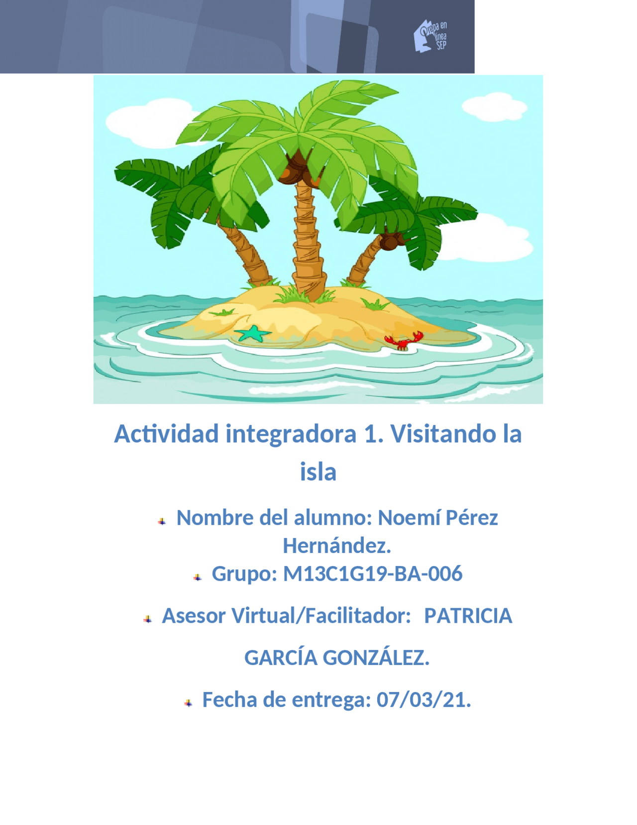Modulo 13, actividad integradora 1, 4, 5 - Docsity