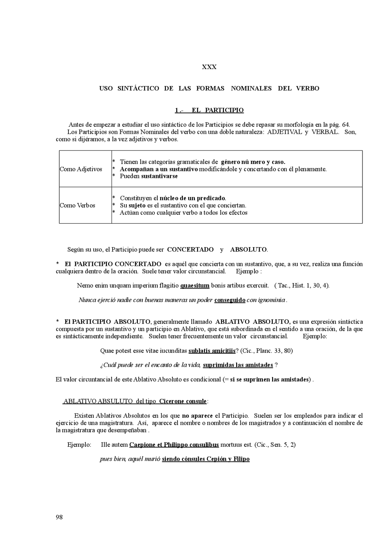 Latin Ii Apuntes Parte 1 Apuntes De Latín Docsity