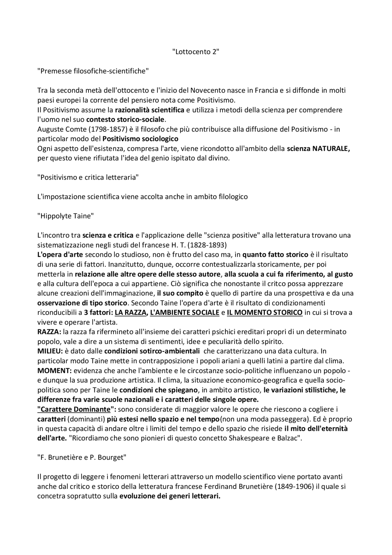 Critica letteraria e letterature comparate - Docsity