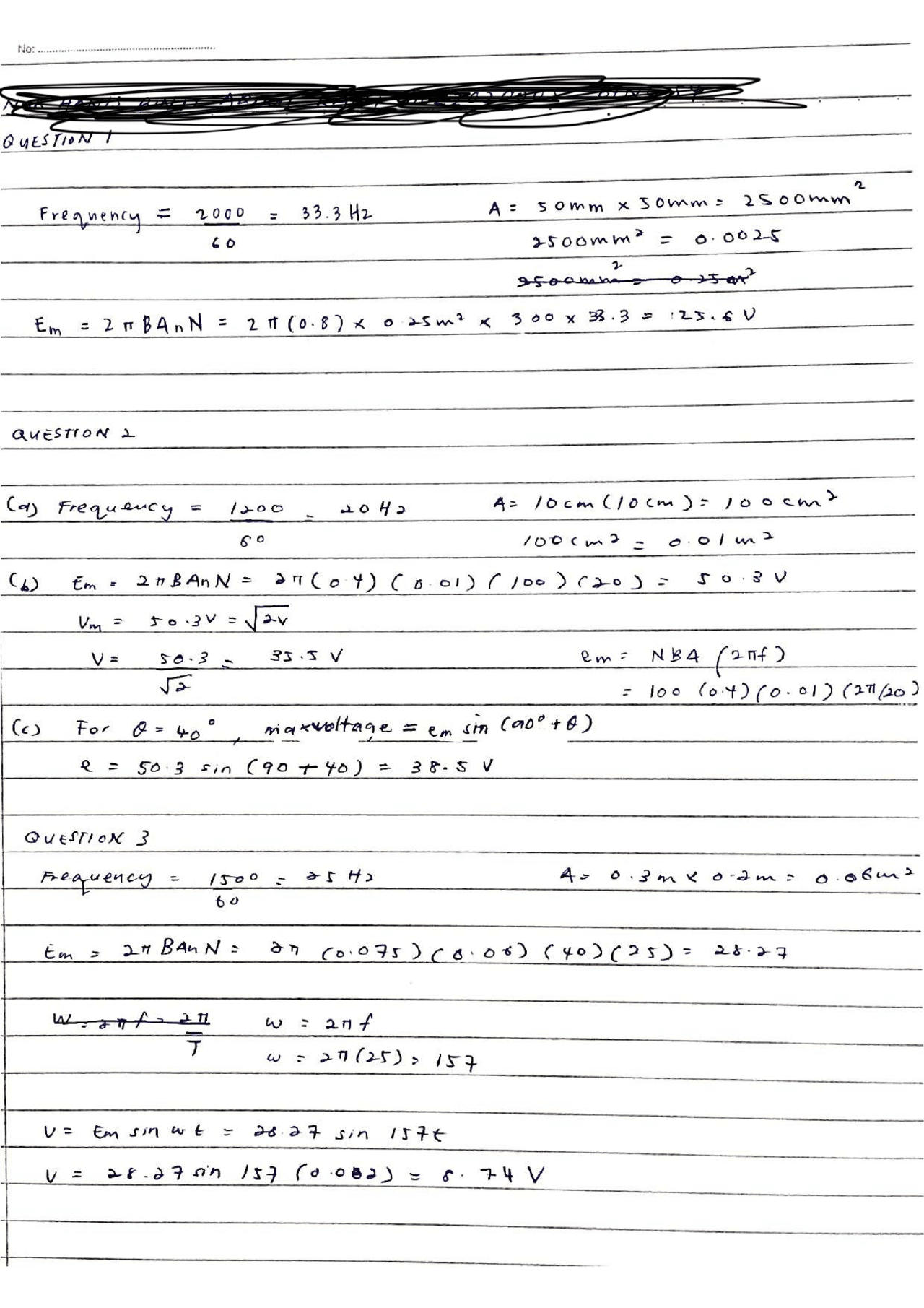 Electrical System Tutorial Answers Docsity