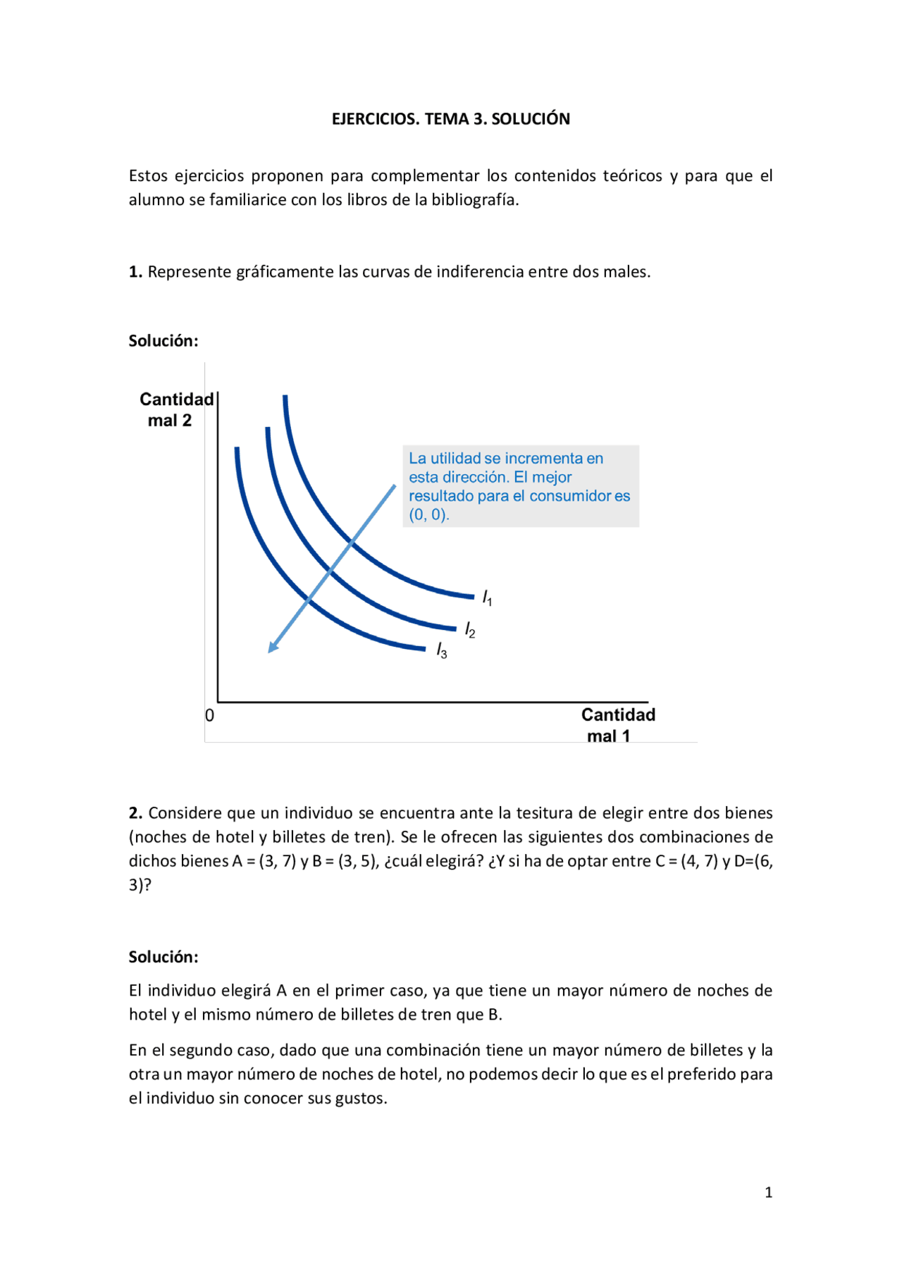 Ejercicios Tema 3 Con Soluciones Econom铆a Docsity