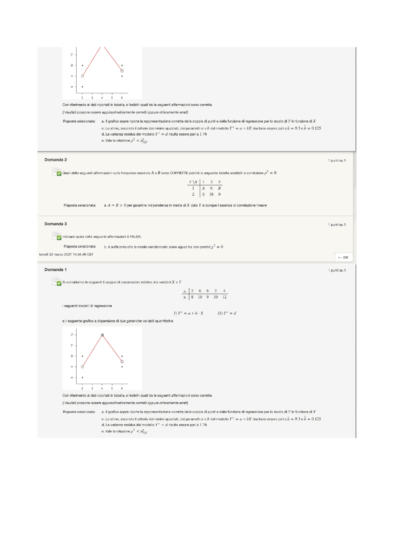 Temi esame statistica 2020 - Docsity