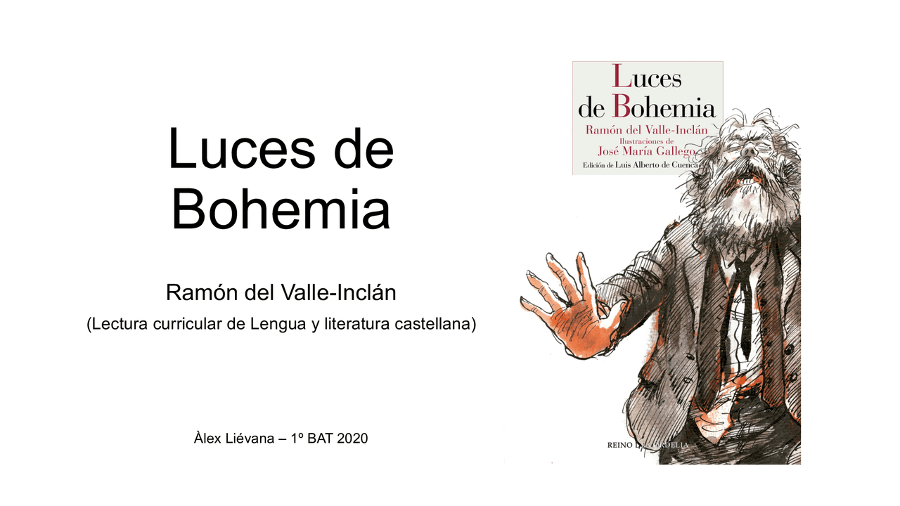 Contexto Luces De Bohemia Docsity