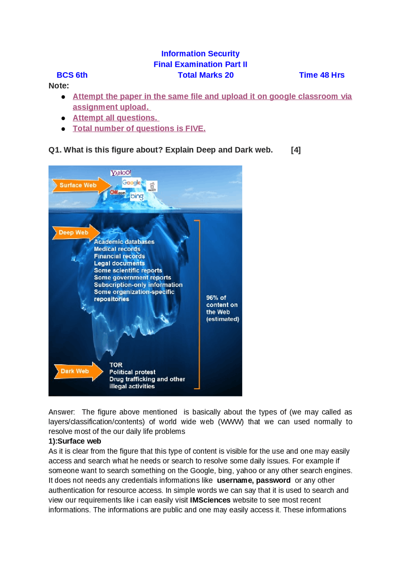 Information Security Final Paper Cs Docsity