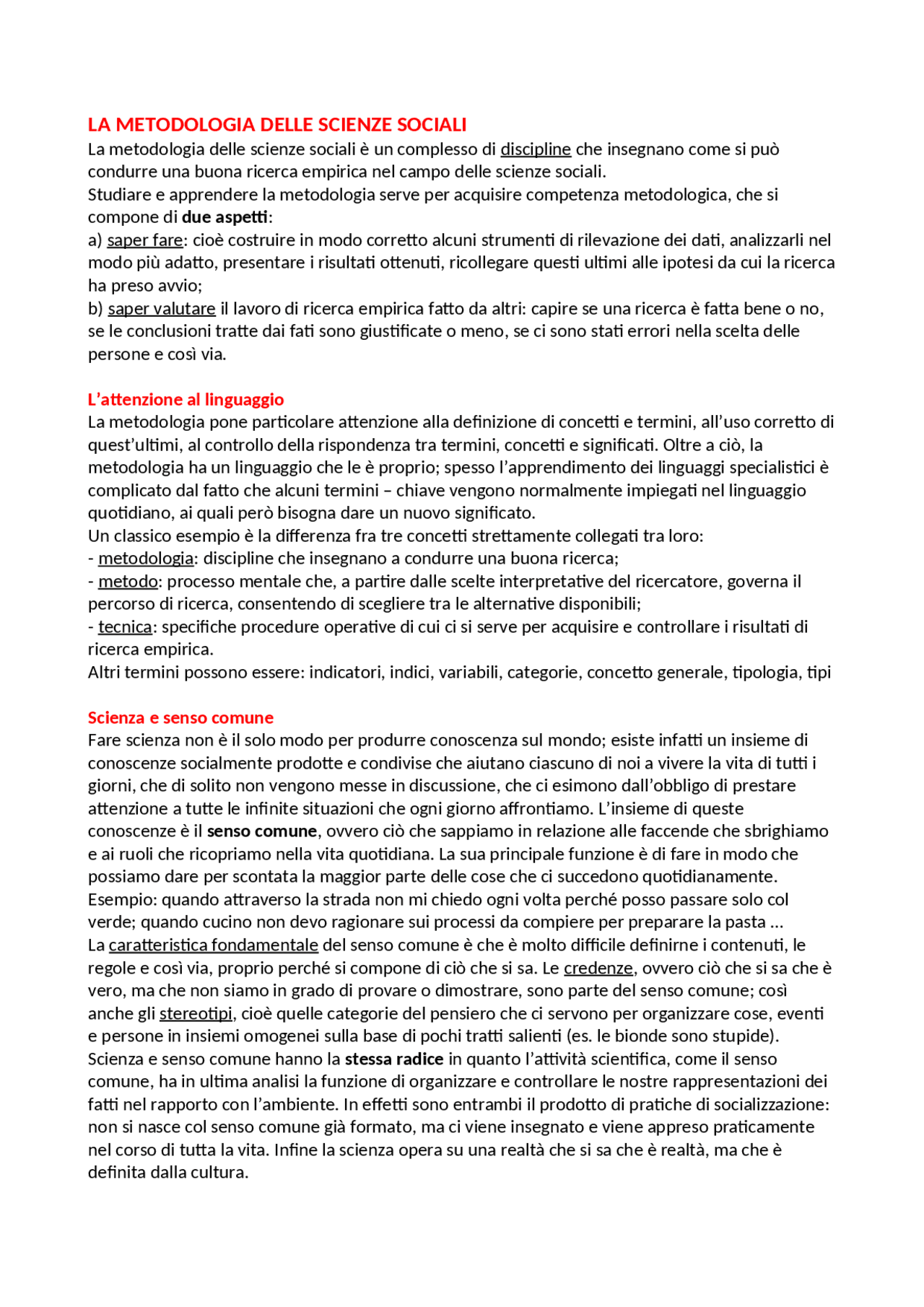 Metodi Quantitativi Per La Ricerca Sociale Docsity