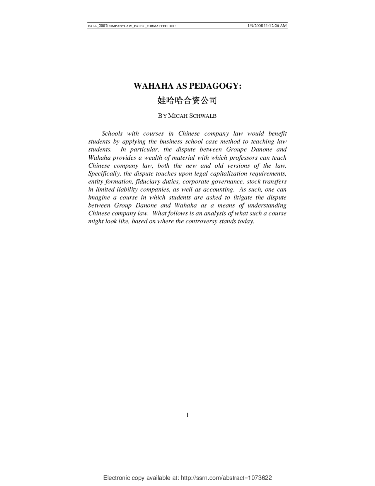 International Contracts Docsity