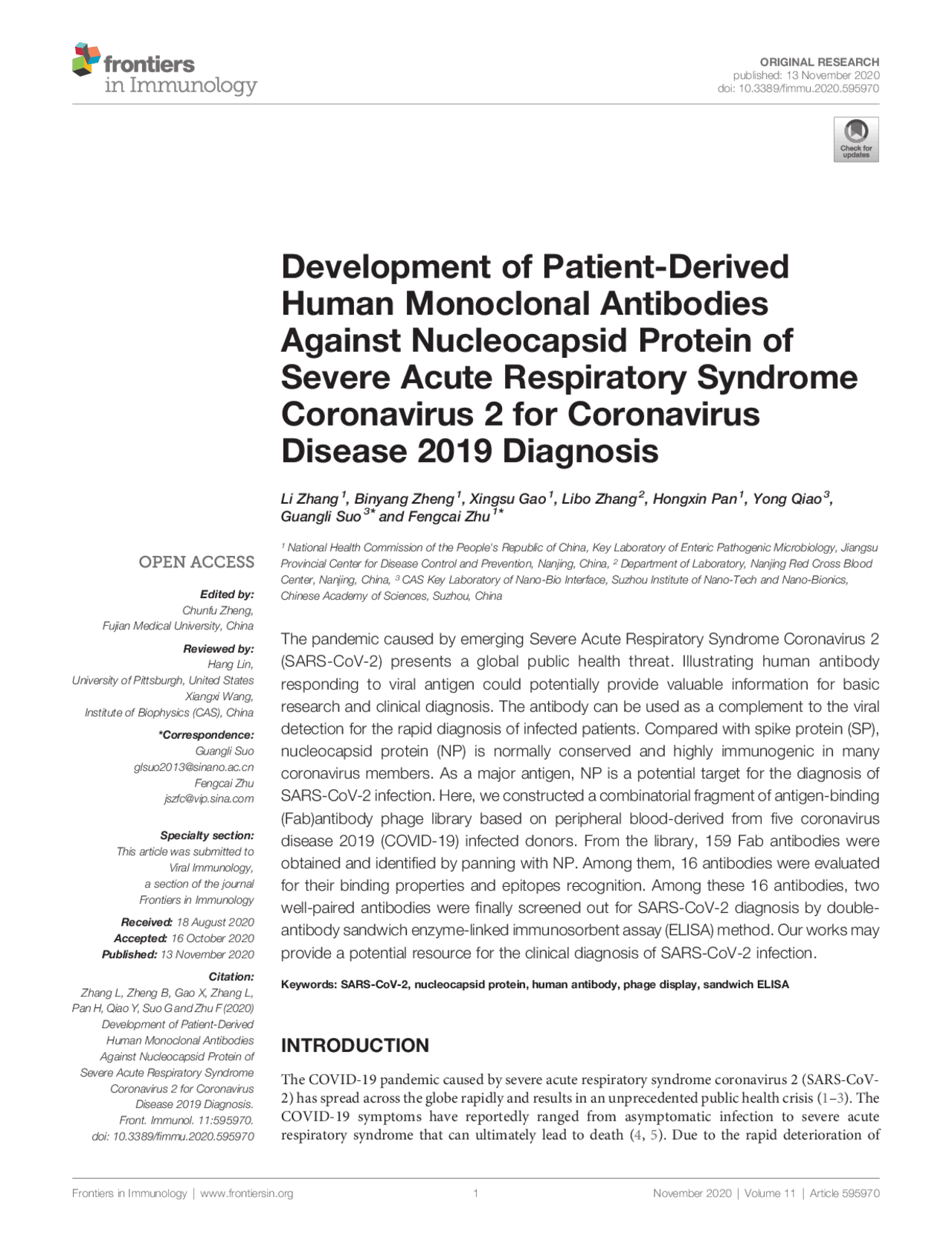 Some details about Protein N of SARS Corana virus - Docsity