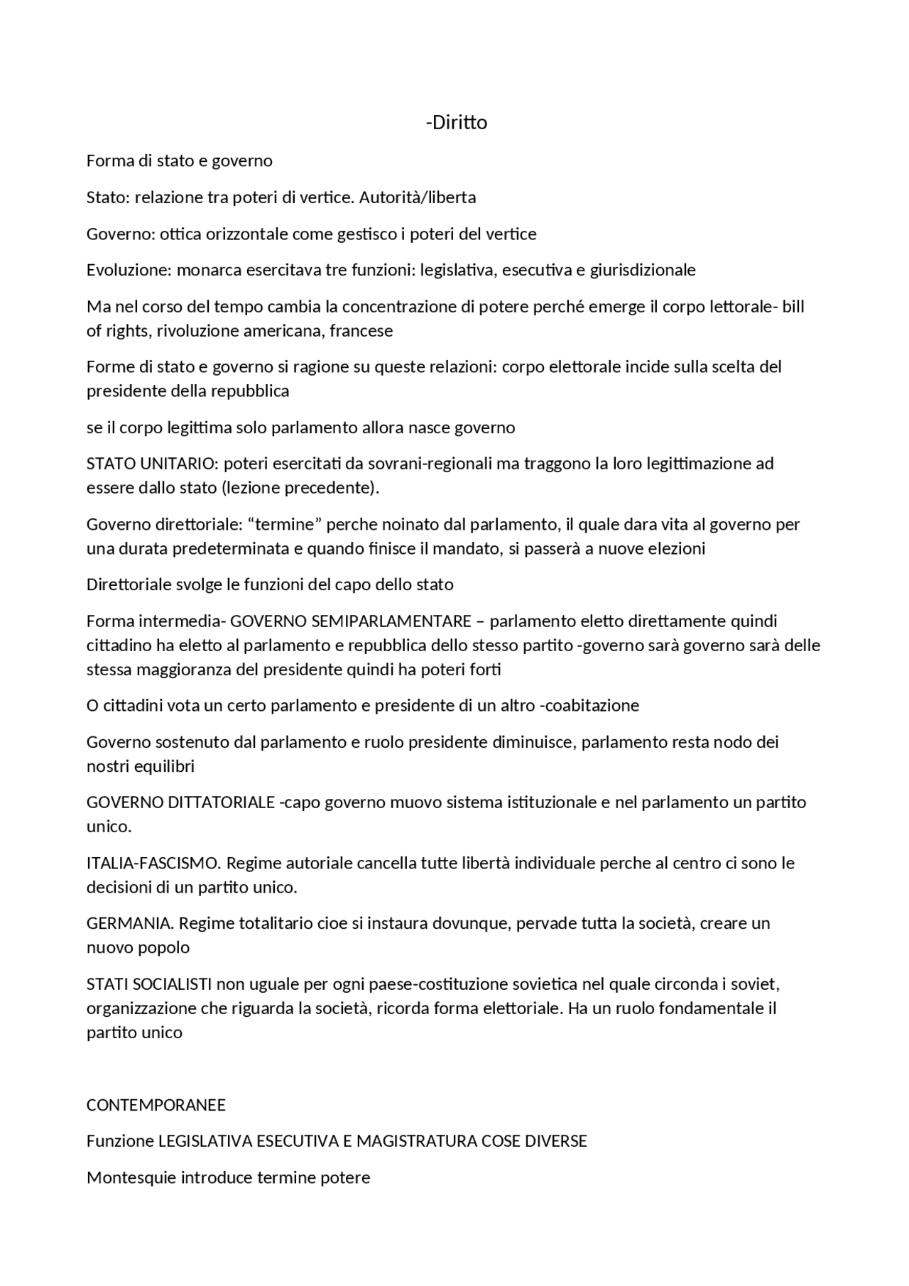 Appunti Diritto Pubblico Docsity