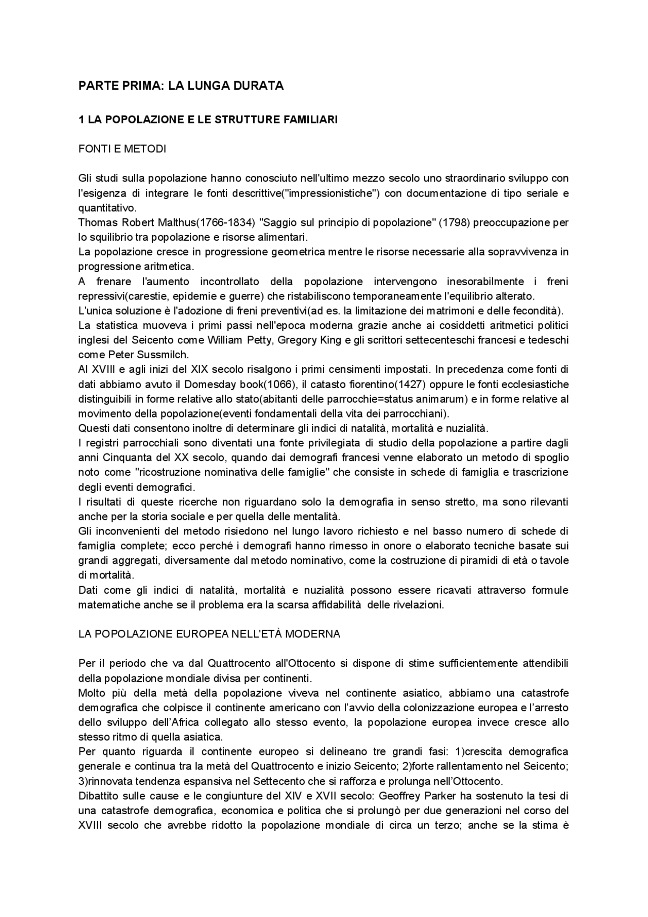 Riassunto Manuale Storia Moderna Carlo Capra Docsity