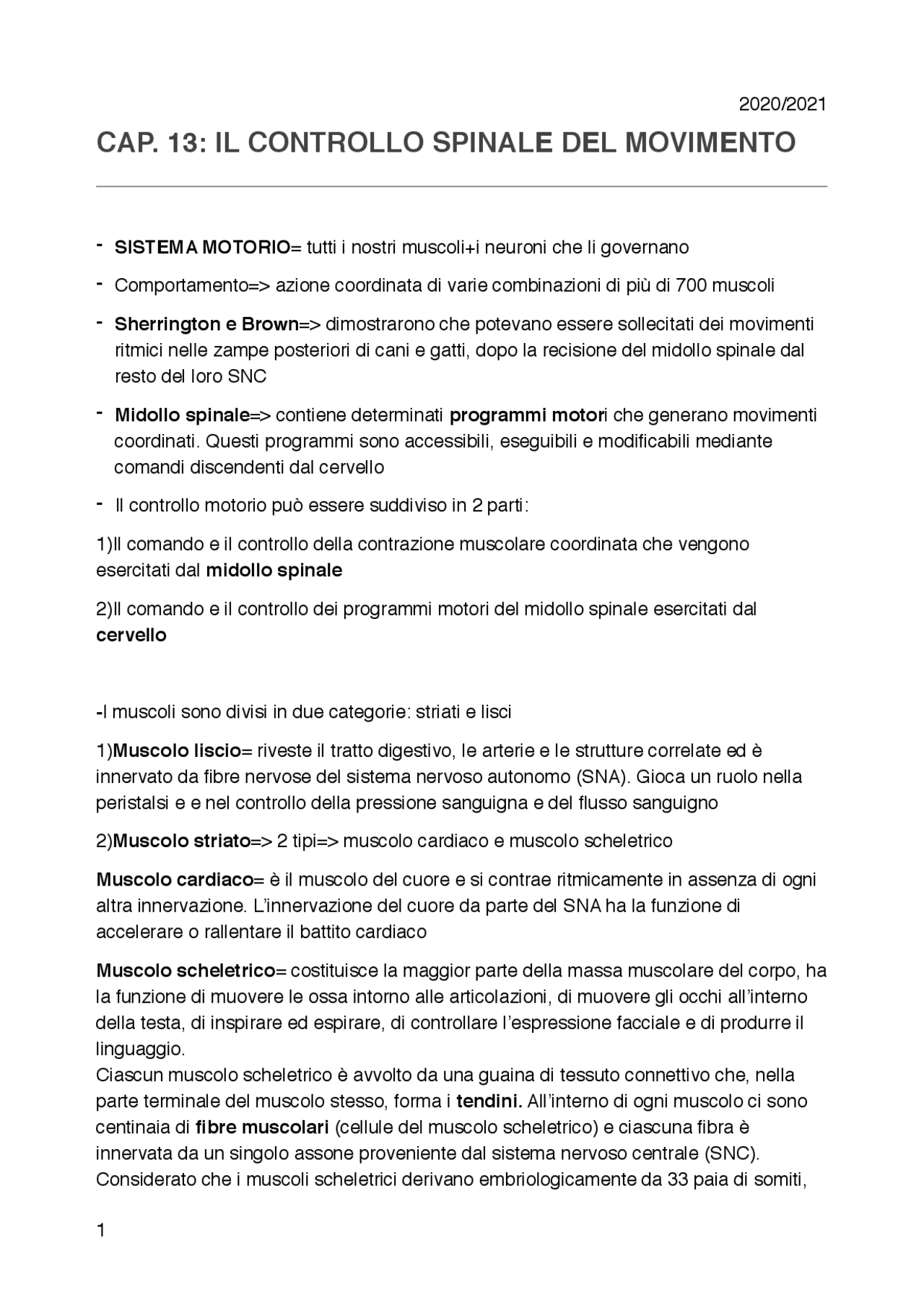 Riassunto Cap13 Bear Docsity