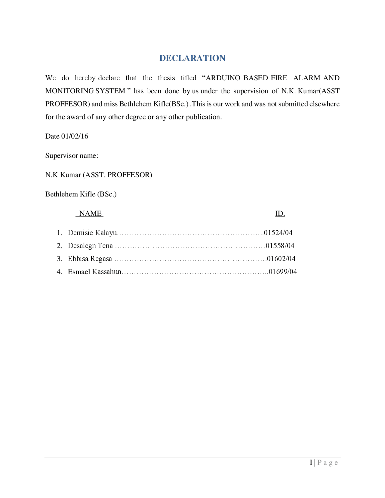 ARDUINO BASED FIRE ALARM AND MONITORING SYSTEM | Study Guides, Projects ...
