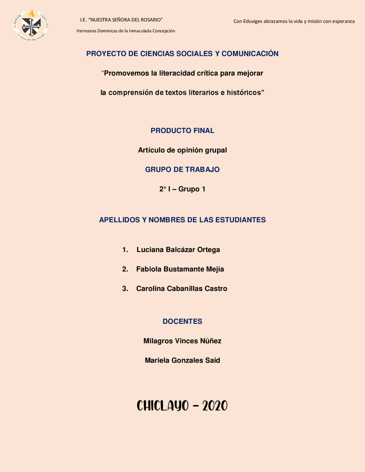 Tareas de 2° y 3° de secundaria - Docsity