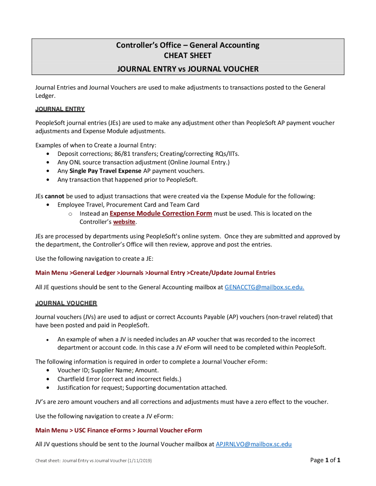 Accounting Journal Entries Cheat Sheet Bookkeeping Forms And