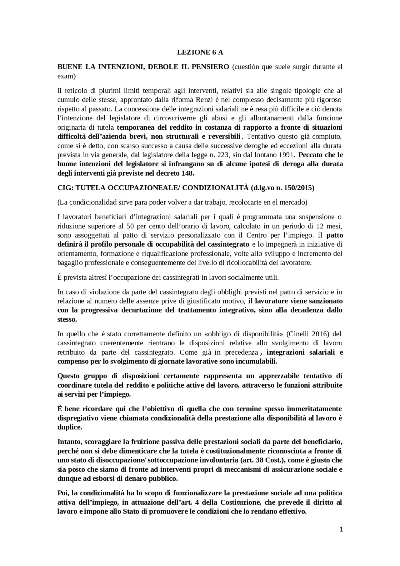 Diritto Sicurezza Sociale Docsity