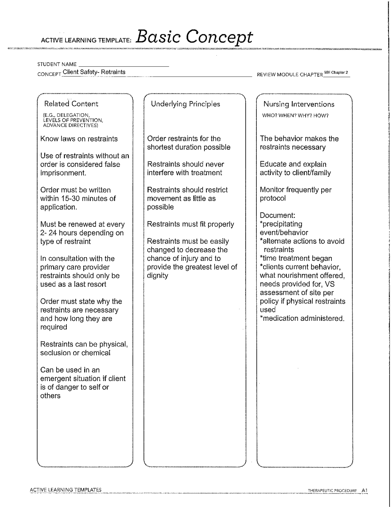 Ati System Disorder Templatecopd Alleviatingstory