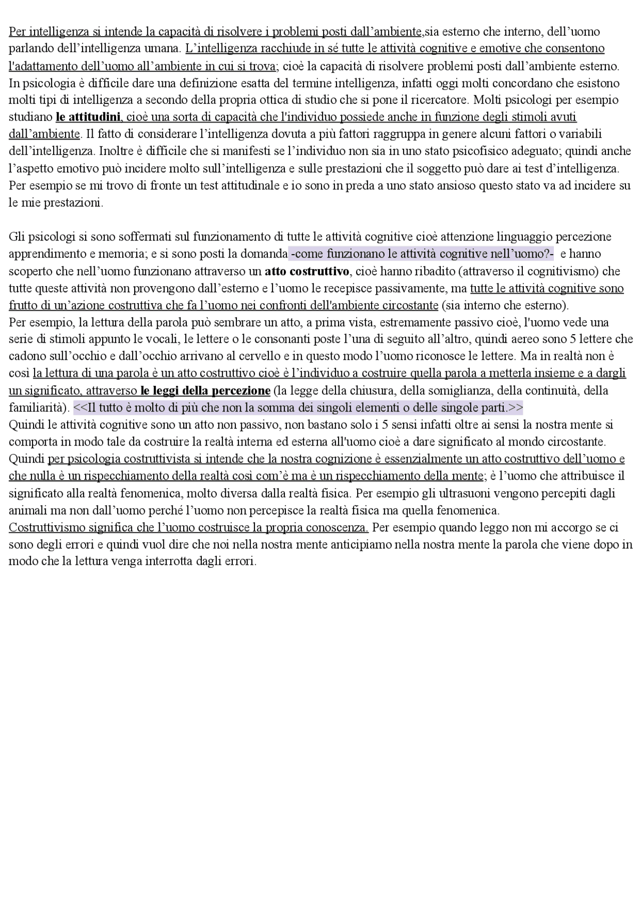 Lintelligenza Argomento Secondo Anno Di Liceo Delle Scienze Umane