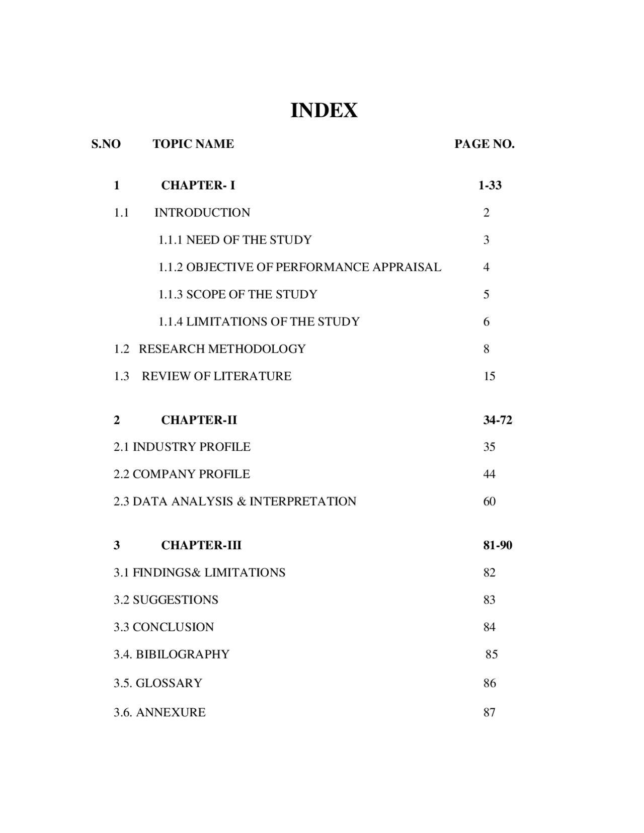 Project On Performance Appraisal Docsity