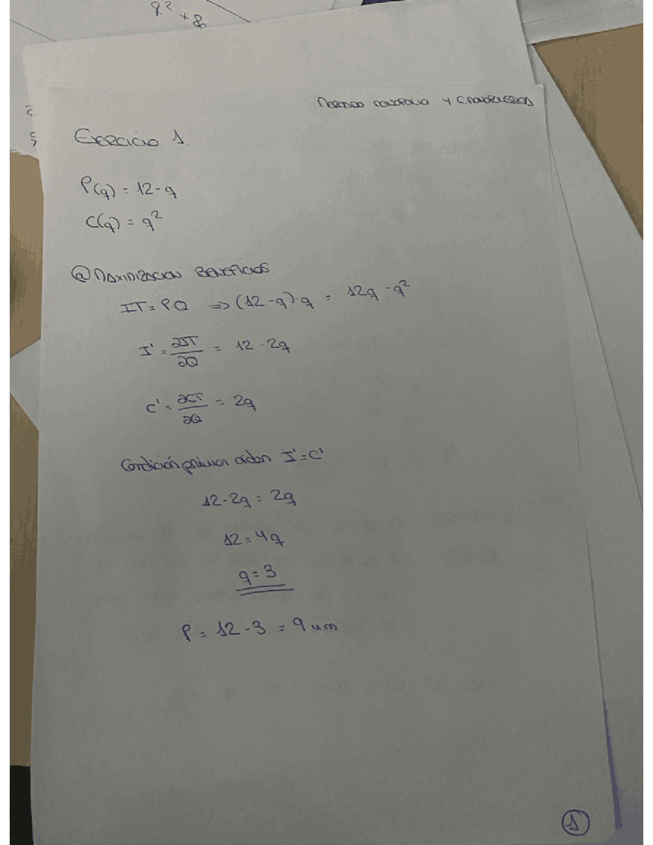 Ejercicios Resueltos Microeconomía Ii Docsity