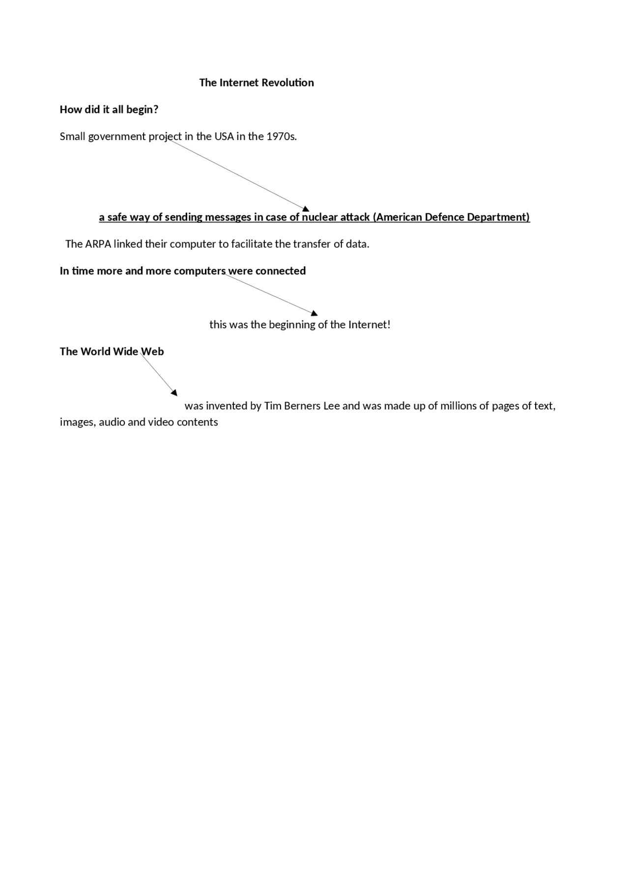 Ricerca Internet Liceo In Inglese Docsity