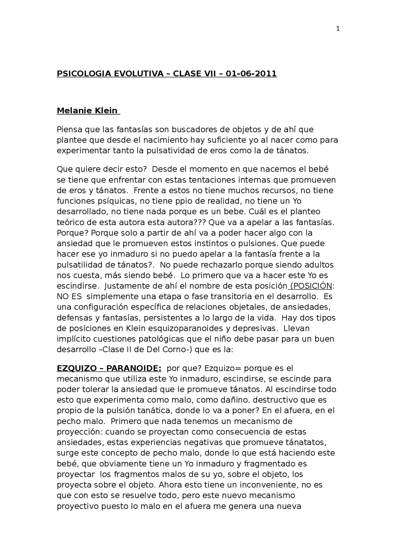 Psico Desarrollo Docsity