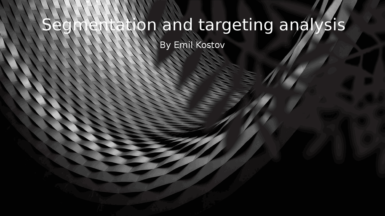 Segmentation And Targeting Docsity