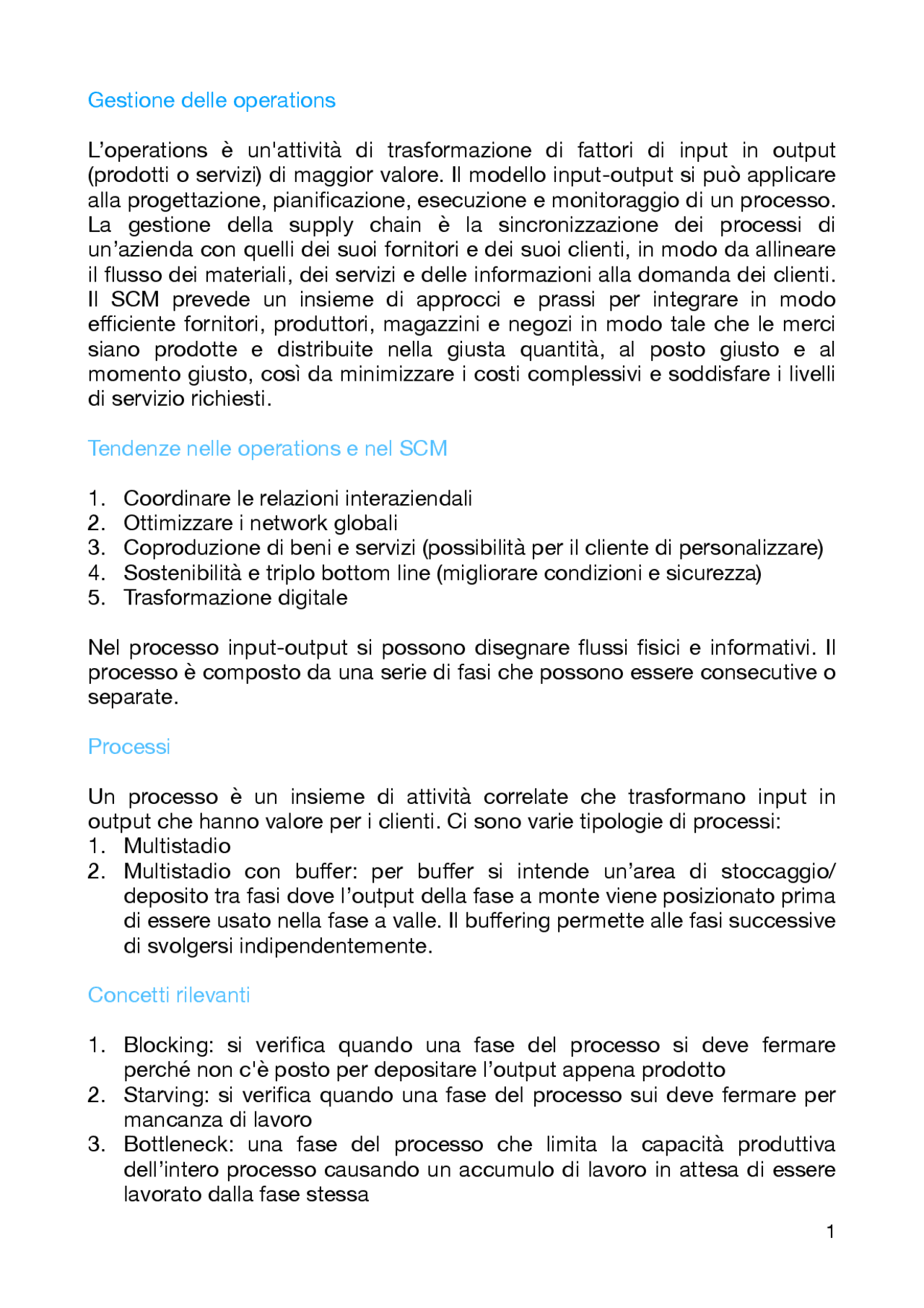 Gestione Della Produzione E Logistica Docsity