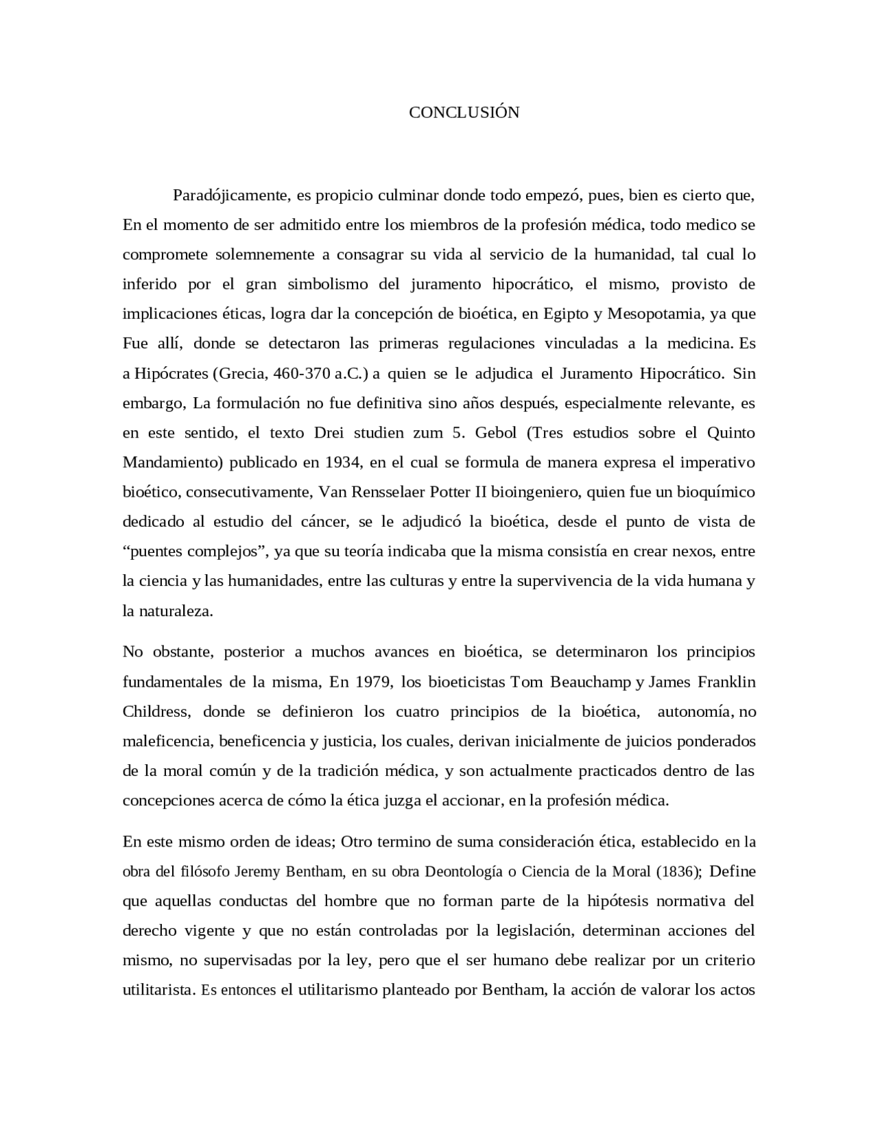 Conclusion sobre algun tema interesante - Docsity