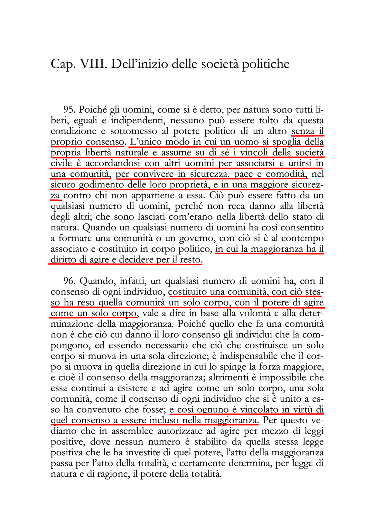 Locke Testo Filosofia Docsity