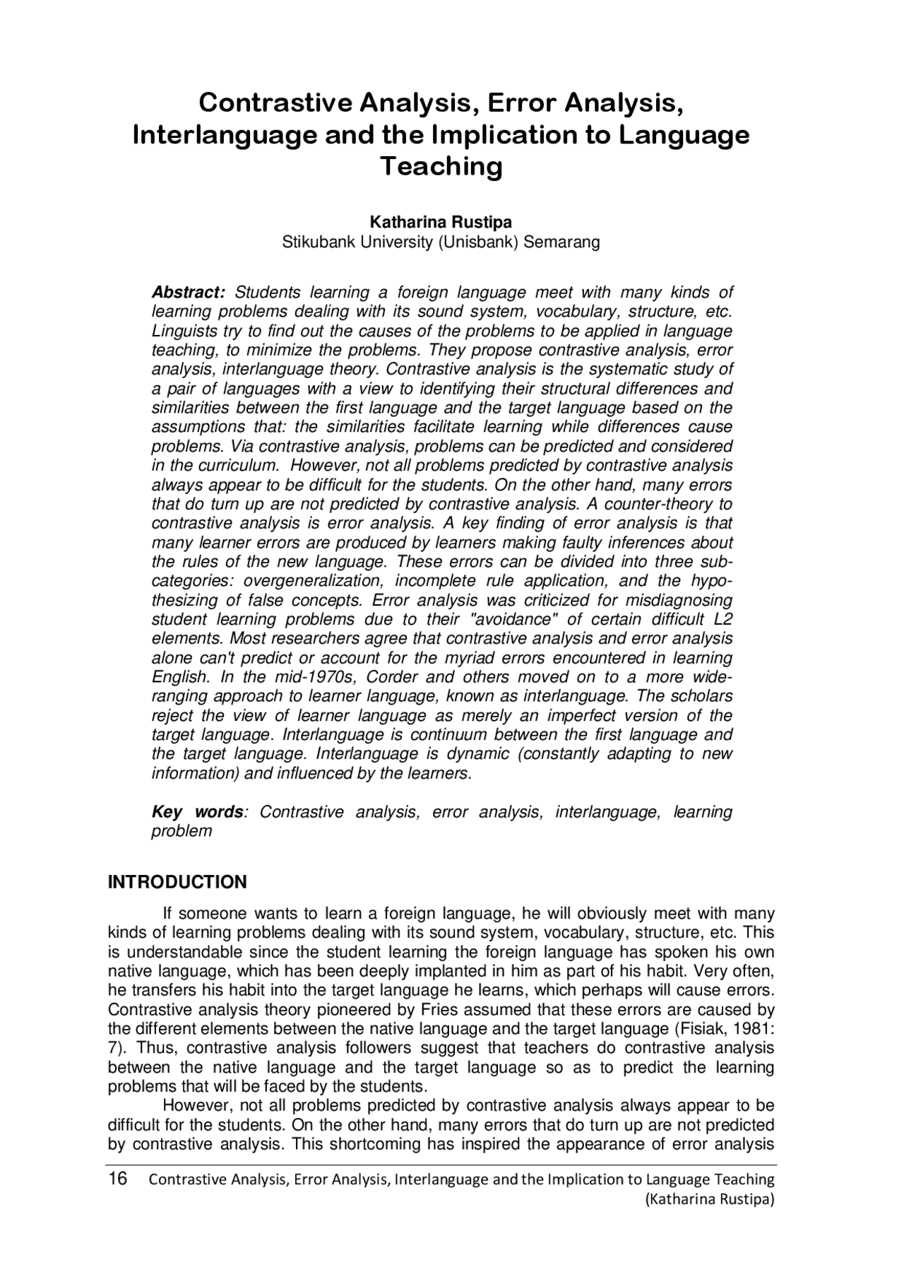 Error Analysis Errors Mistakes Docsity