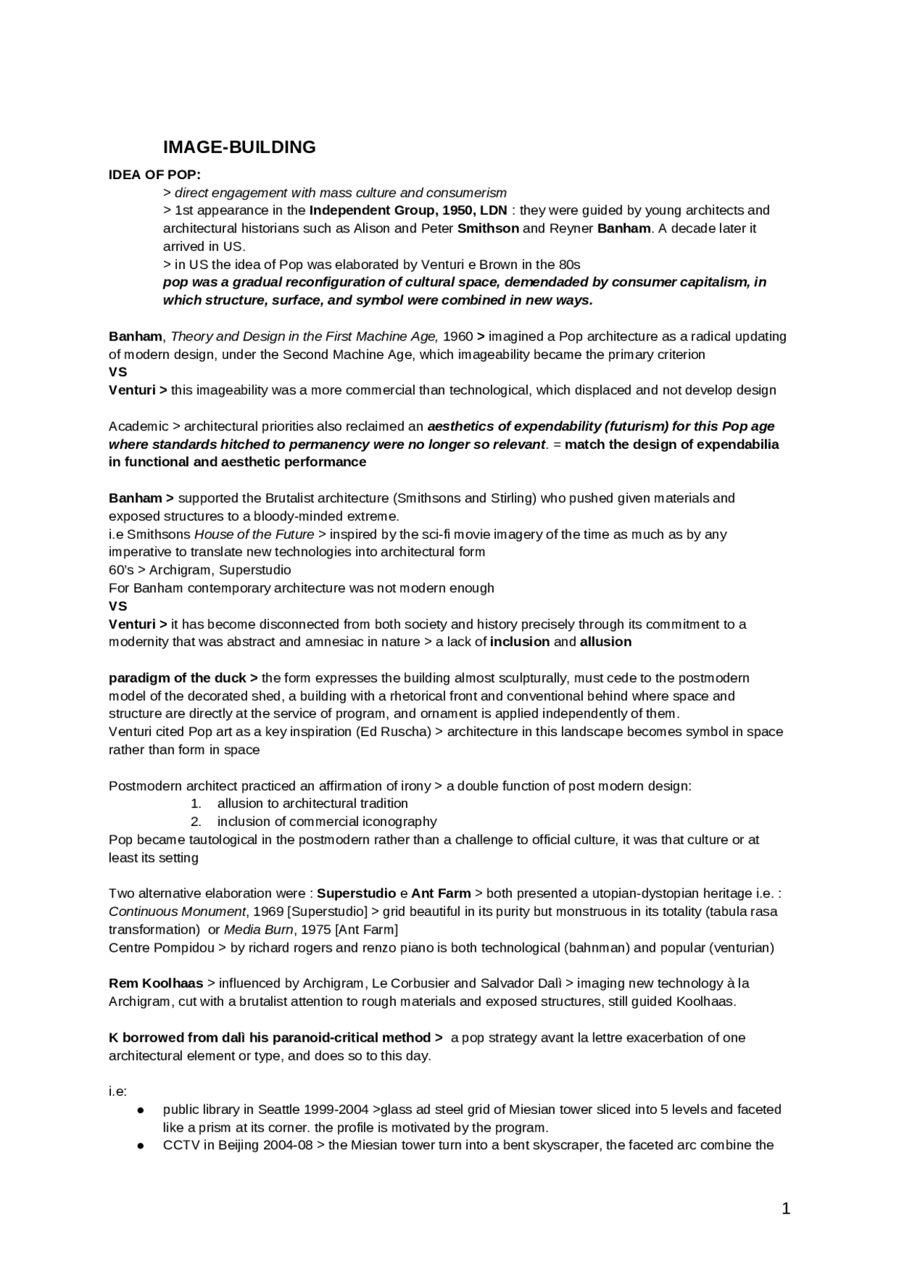 Hall Foster - The Art-Architecture Complex - Docsity