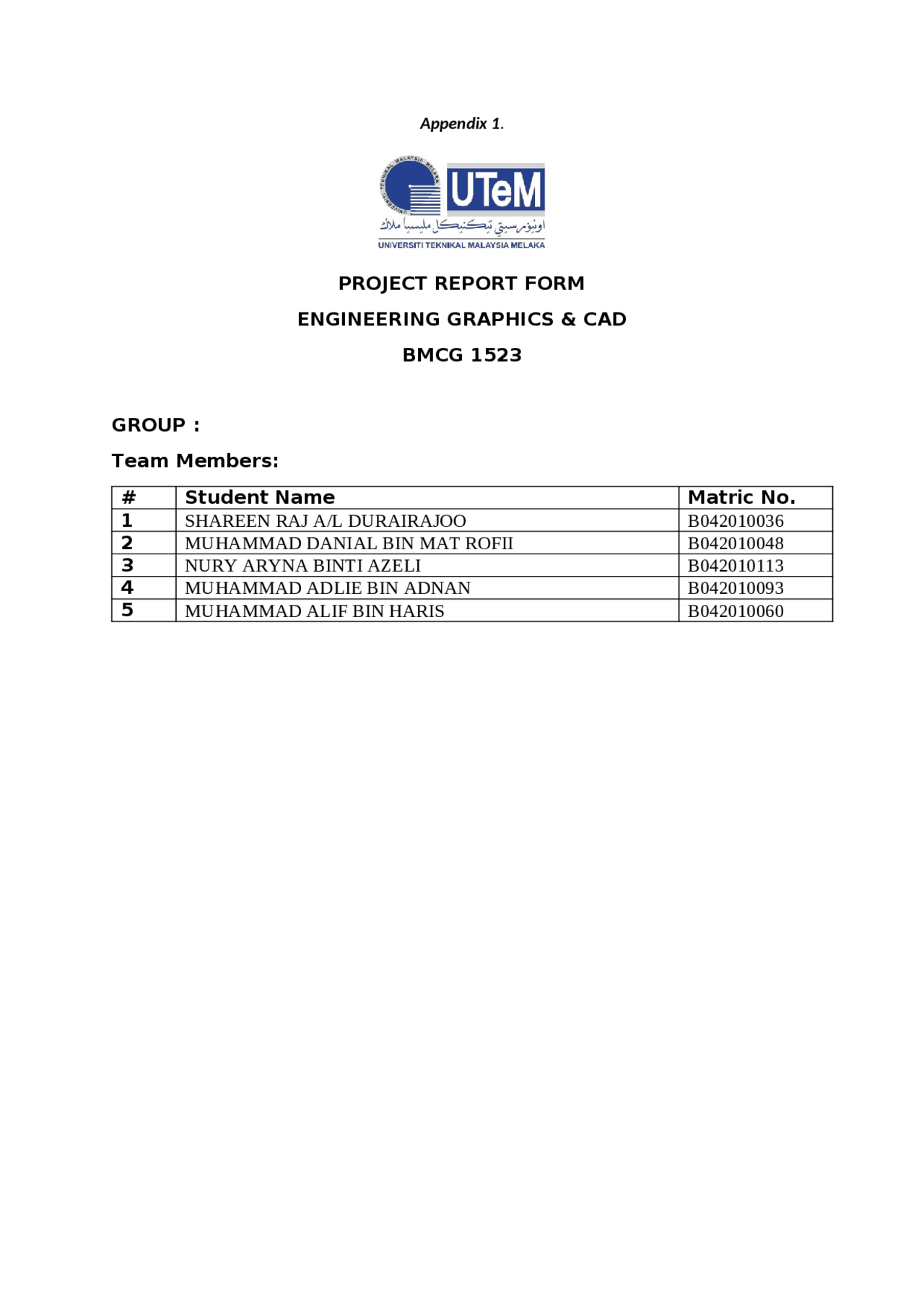 Autocad Assignment Report Lab Reports Computer Aided Design Cad