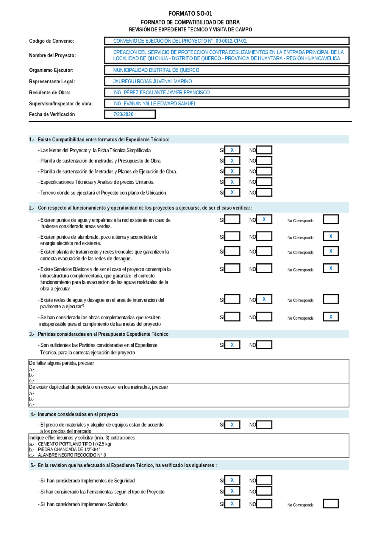 Formatos de Supervisor Trabaja Perú | Guías, Proyectos, Investigaciones ...