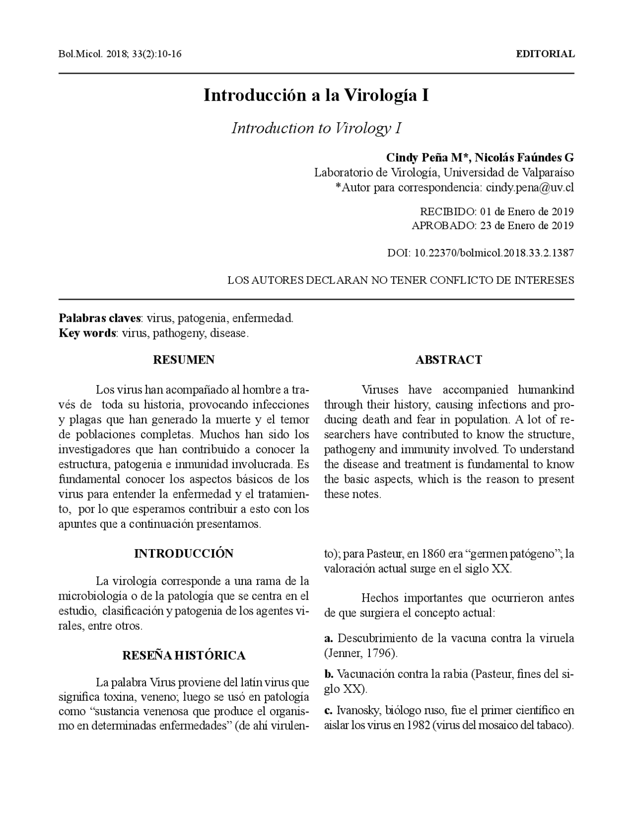 Resumen De Virus Introduccion A La Virologia Docsity