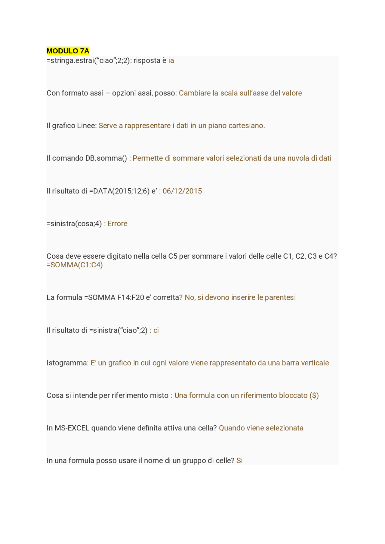 Modulo 7 Eirsaf Full Uniscentia Docsity