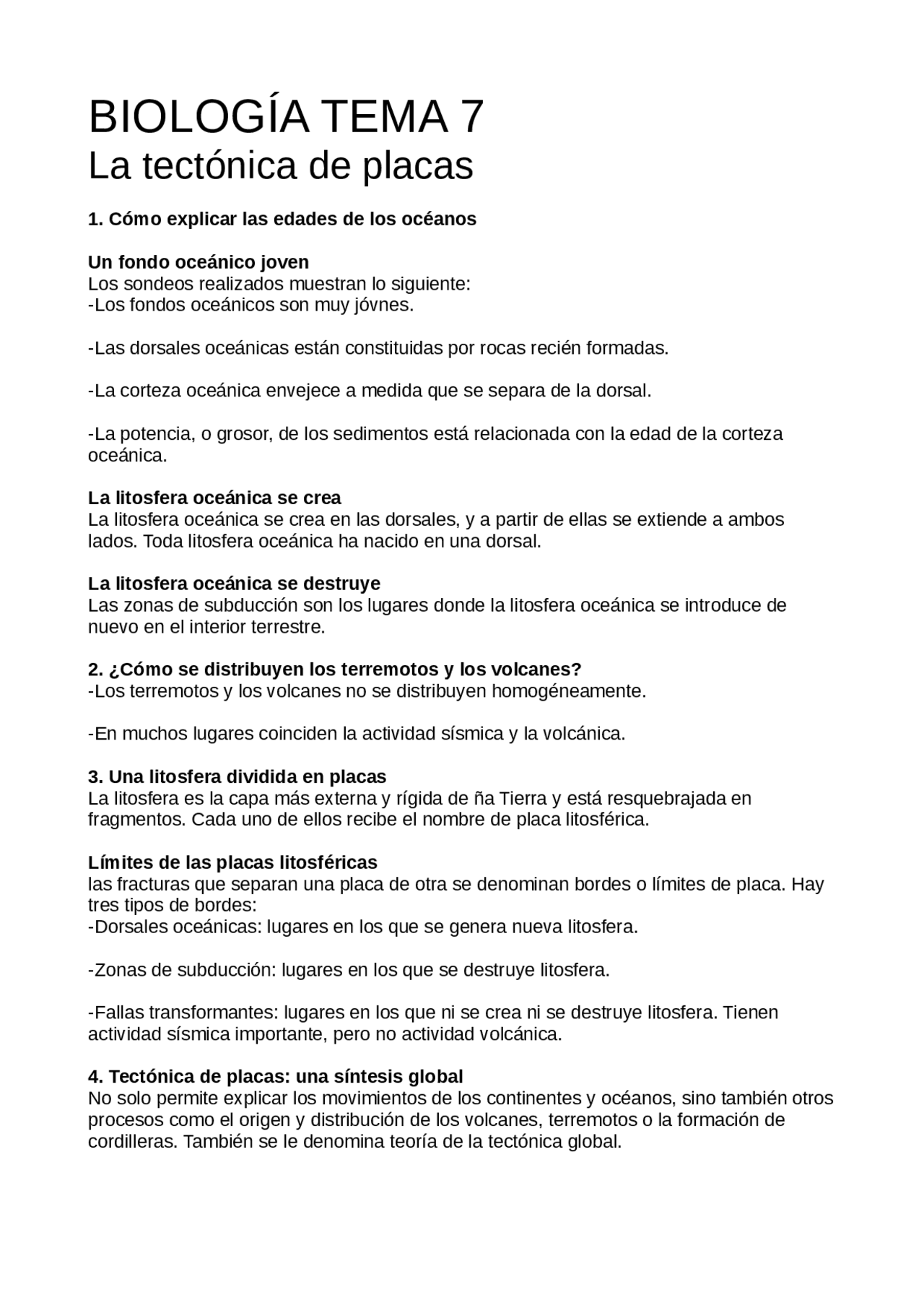 Apuntes Biología Tema 7 Savia Docsity
