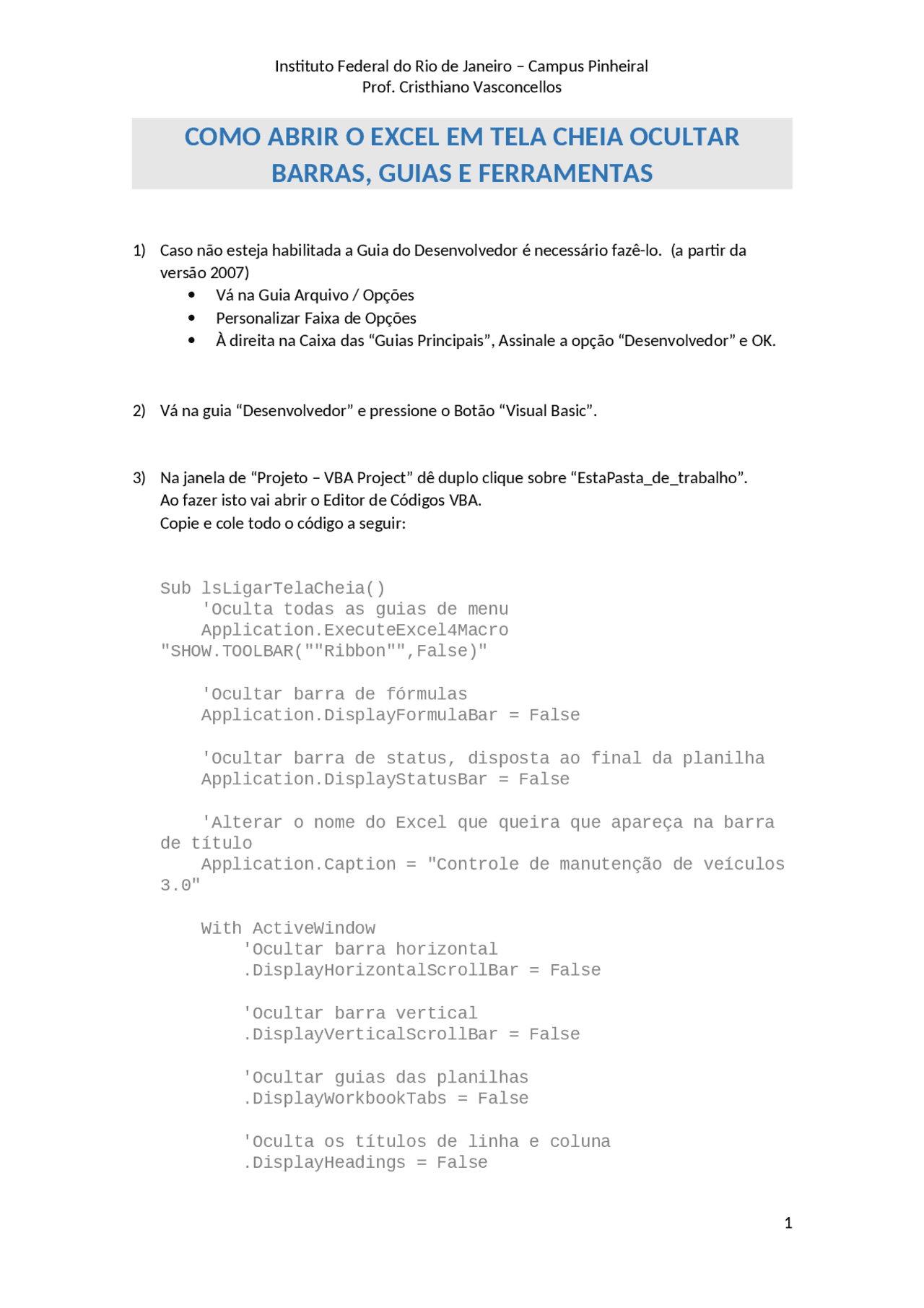 Tutorial De Como Tirar Guias Barras Do Excel Manuais Projetos