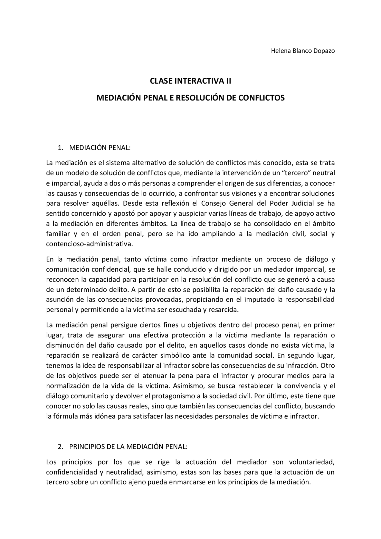 Interactiva De Mediación Penal Docsity