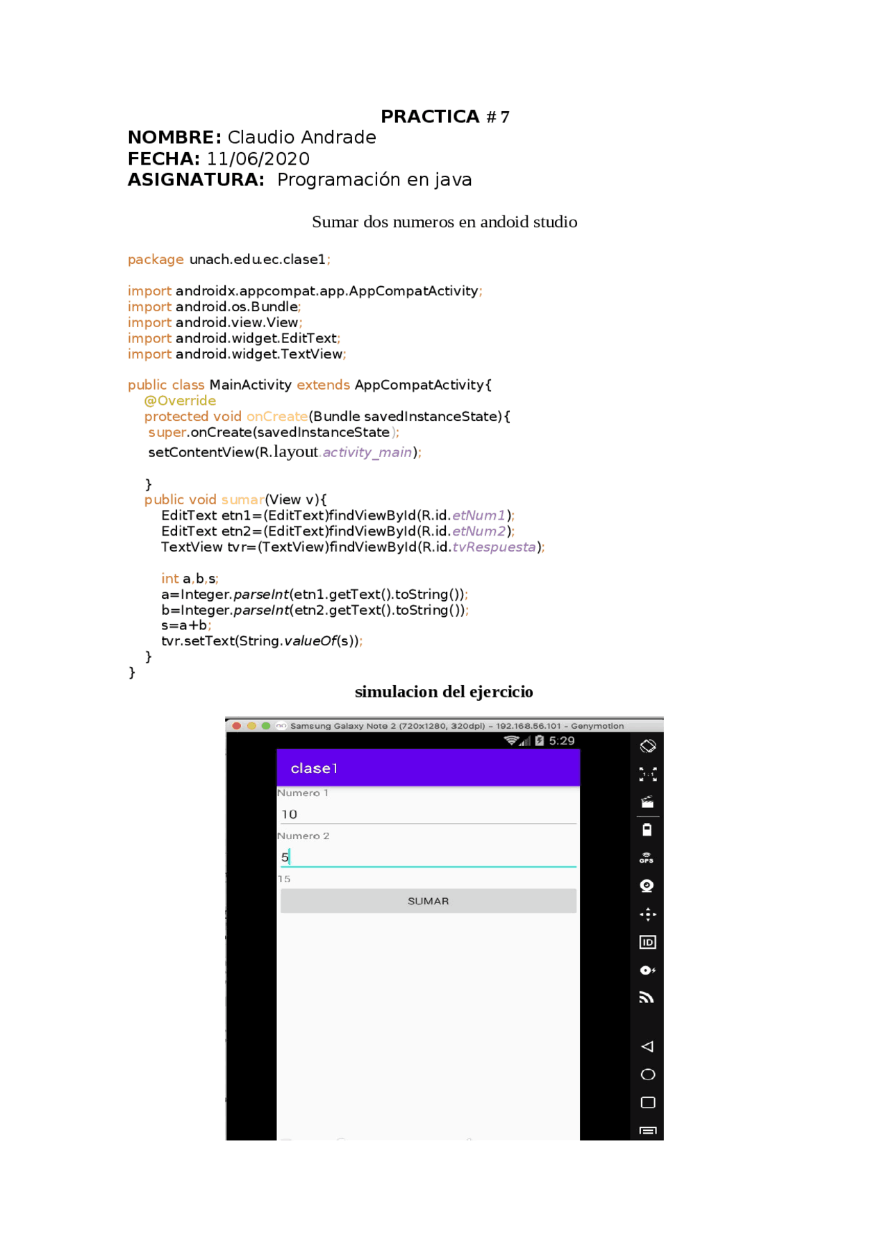 Programación En Java Docsity