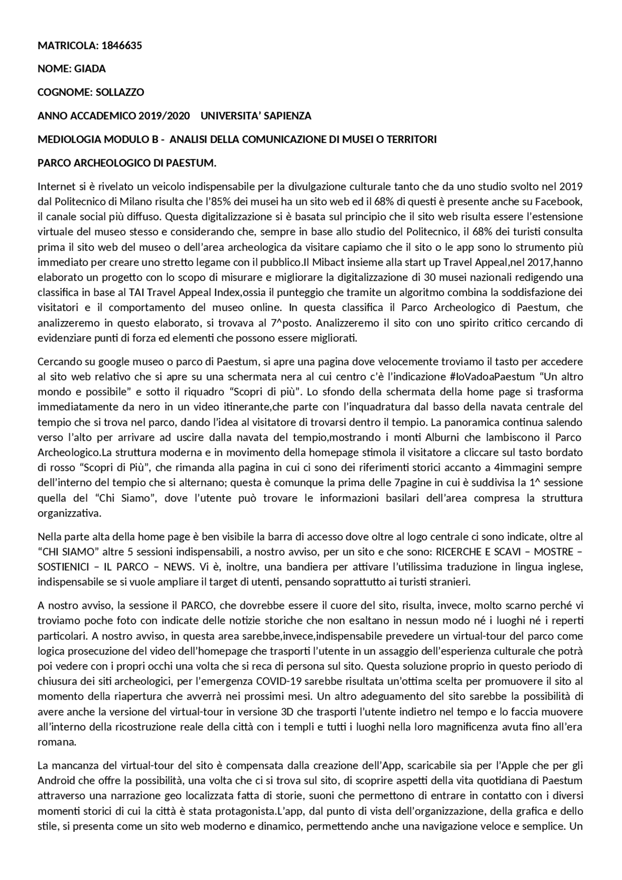 Mediologia Modulo B Esercizi Di Scienze Della Comunicazione Docsity